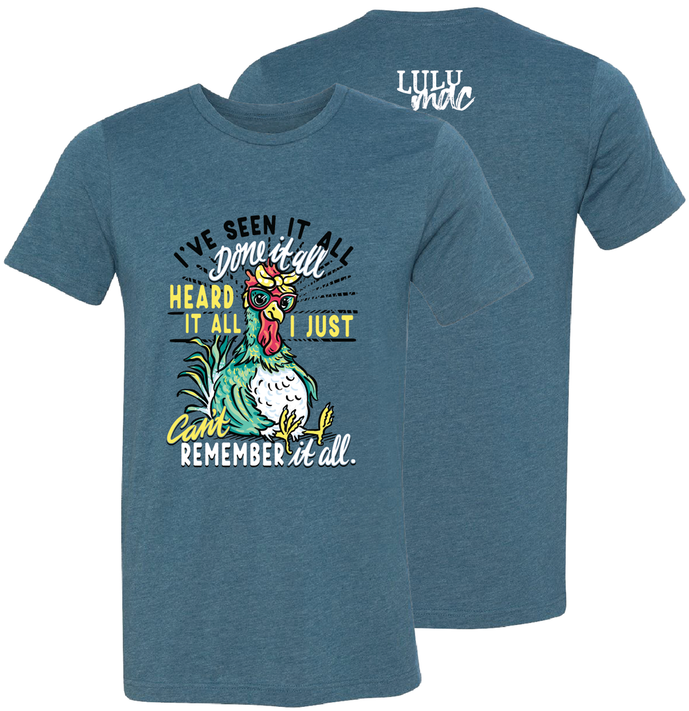 Lulu Mac-137 Seen it All Heather Deep Teal – girliegirloriginals