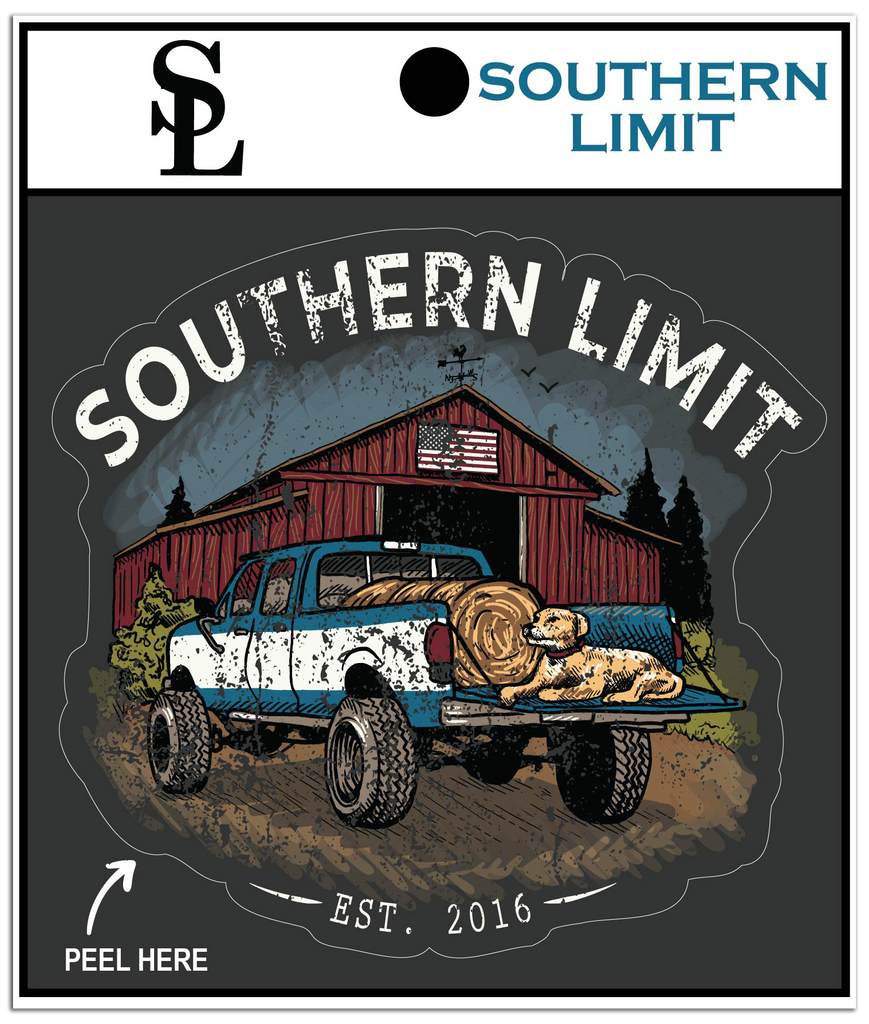Decal Sticker Truck Barn 72