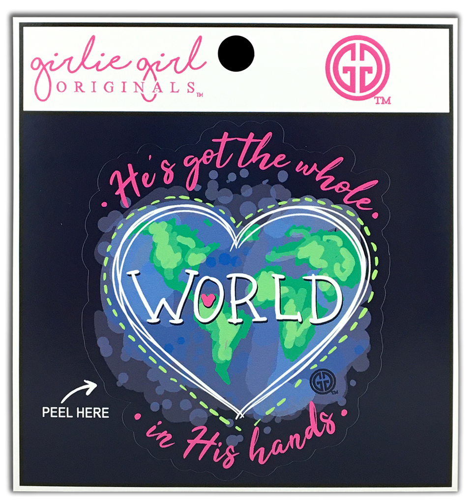 Decal/Sticker World In His Hands 2295 – girliegirloriginals
