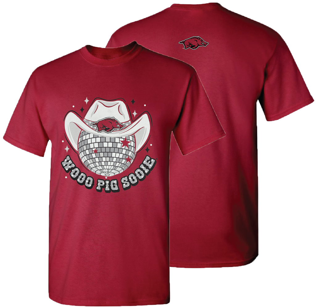 AR Wooo Pig Sooie Disco Cardinal – girliegirloriginals