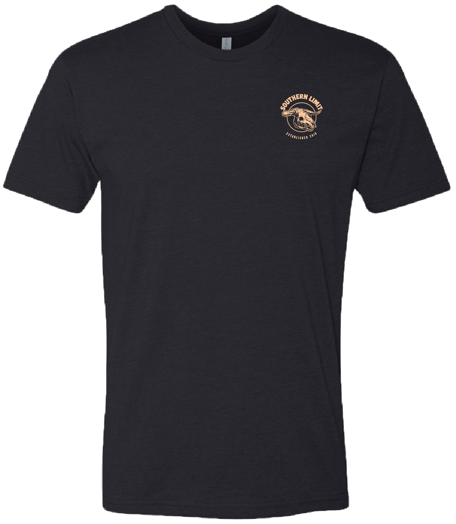 SL-124 Southern Limit Skull Bull Rider Black – girliegirloriginals
