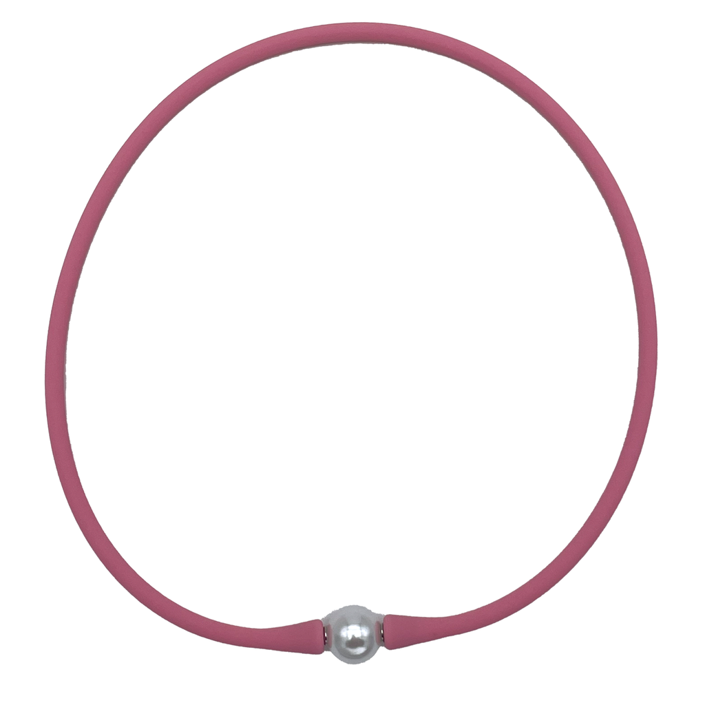SN-2649 SILICONE NECKLACE LIGHT PINK – girliegirloriginals