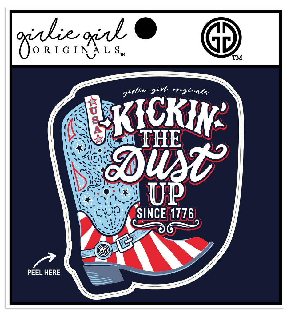 Decal/Sticker Kickin USA 2466 – girliegirloriginals