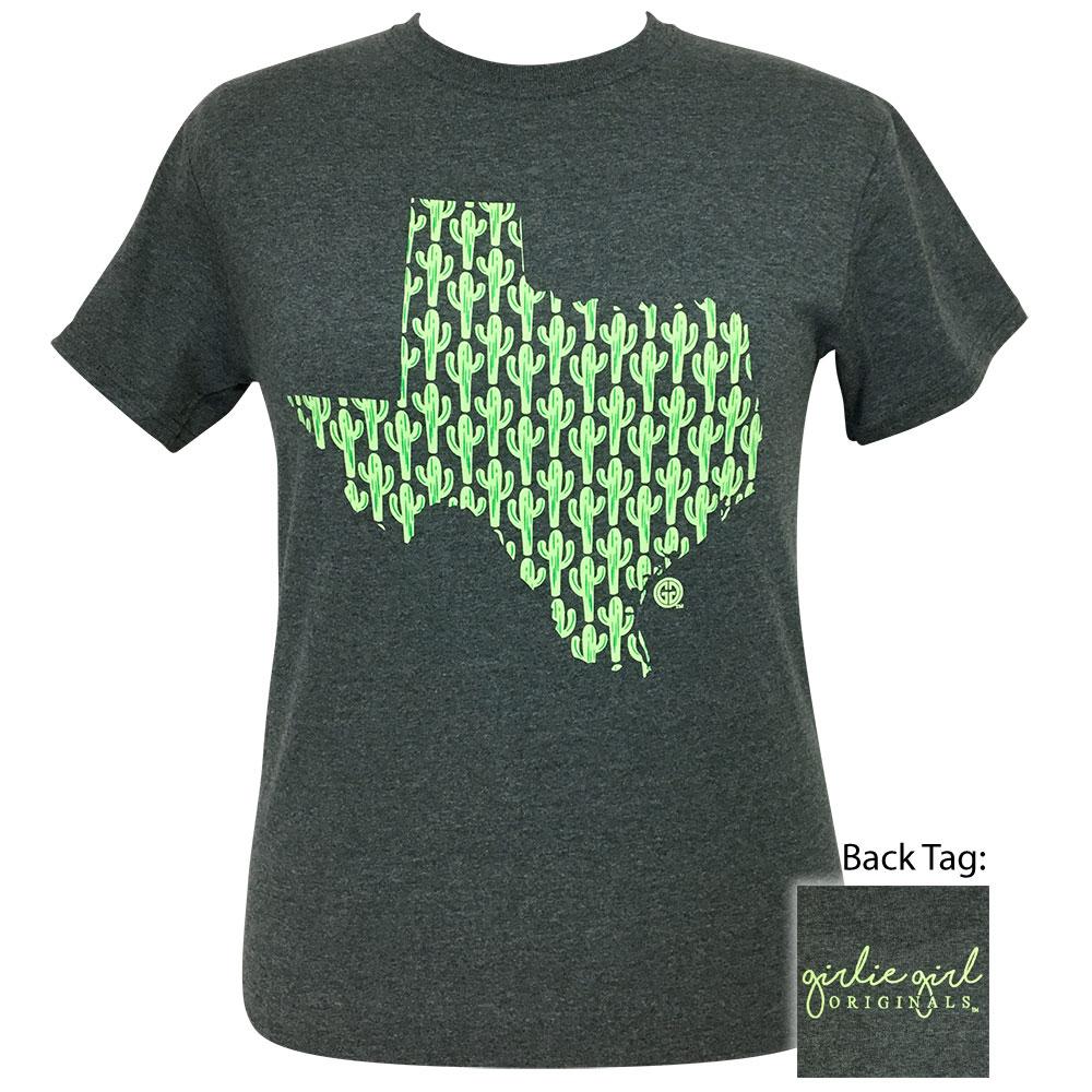 TX Cactus-Dark Heather SS-1730 – girliegirloriginals