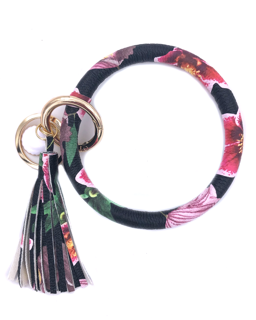 KC-8845 Hibiscus Key Chain – girliegirloriginals