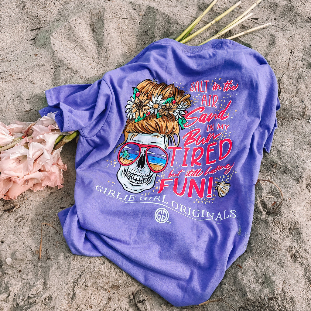 Sand Bun Skull Violet SS-2504 – girliegirloriginals