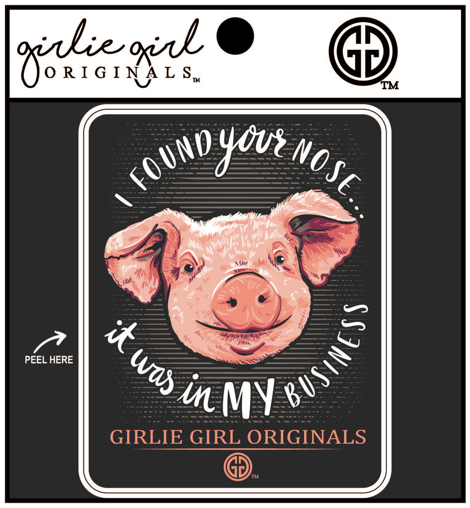 Decal/Sticker Nose Business 2527 – girliegirloriginals