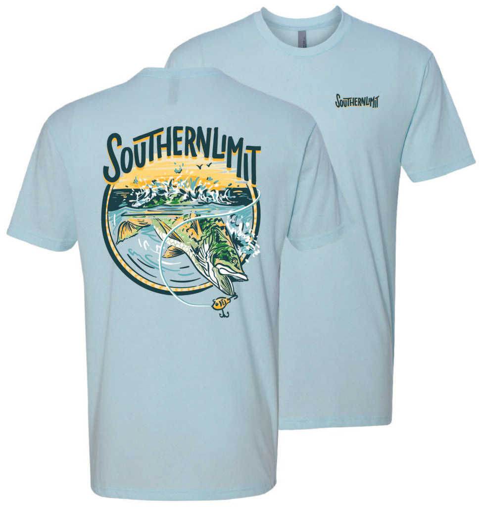 SL-118 Southern Limit Jumping Bass SS-Ice Blue – girliegirloriginals